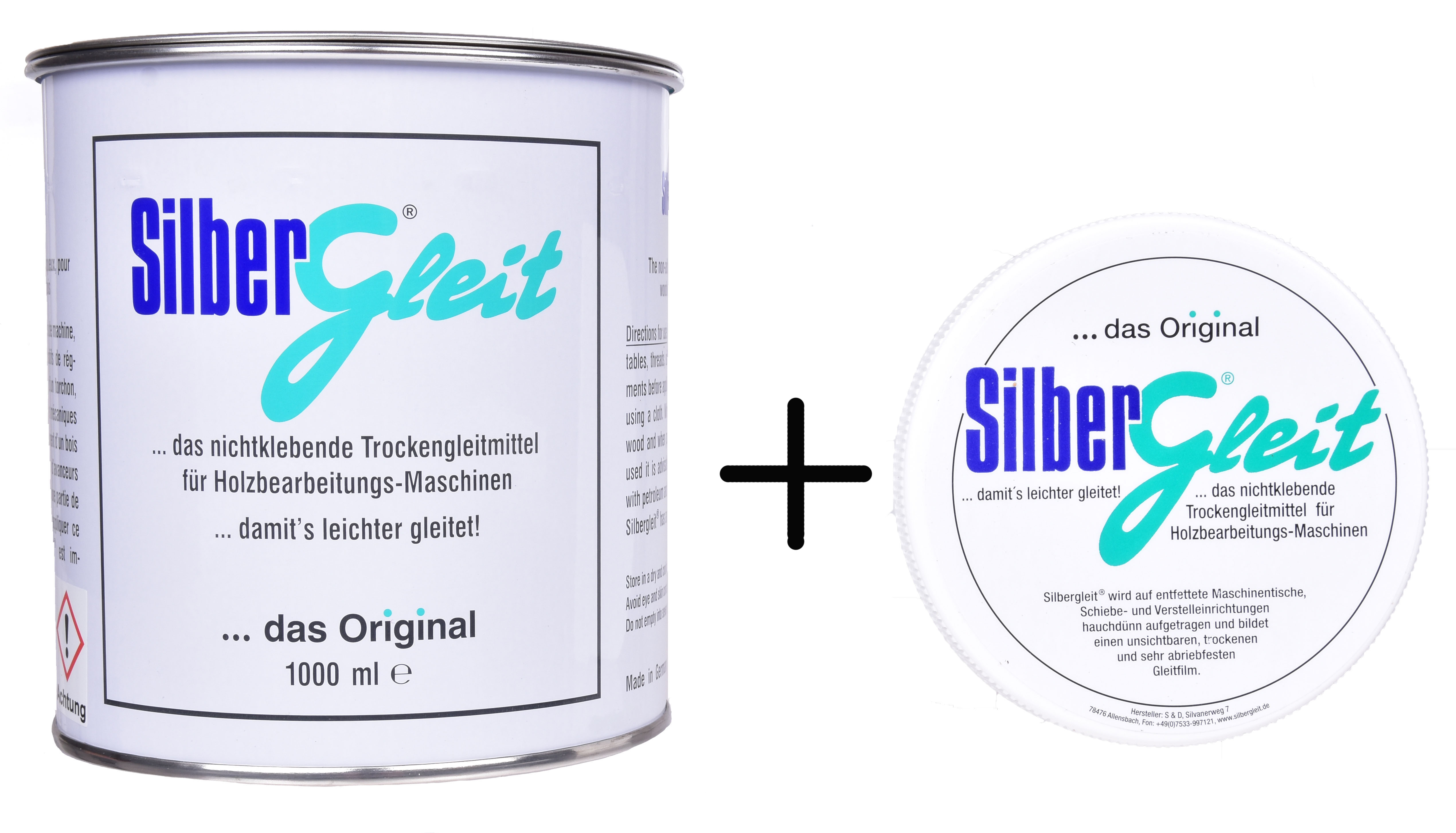 Silbergleit, 1250ml praxisgerecht in zwei Gebinden, für Werkstatt und ...